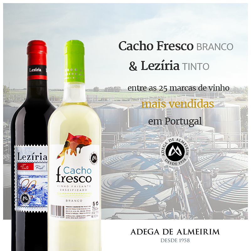 Cacho Fresco Branco e Lezíria Tinto nos mais vendidos em Portugal ...